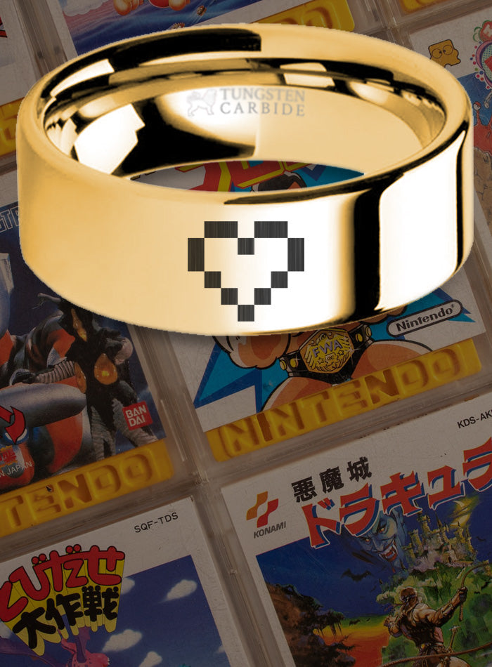 Video Game Themed Wedding Bands: Geeky, Nerdy, and Retro Rings ...